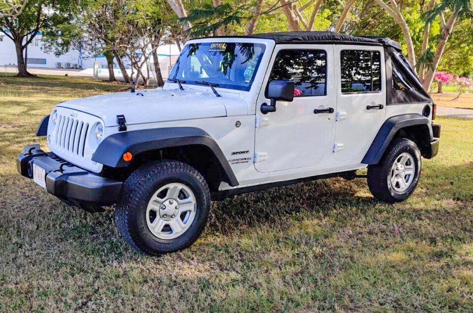 Jeep Wrangler – 4 door – Empire Rentals - Antigua Rental Cars